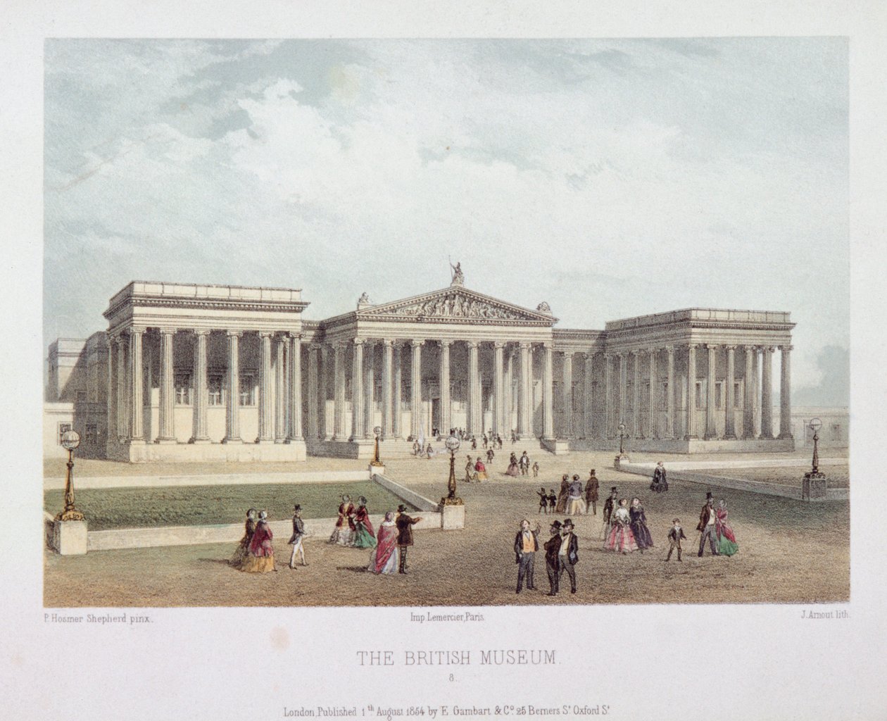 British Museum, Holborn, London by Jules Louis Arnout
