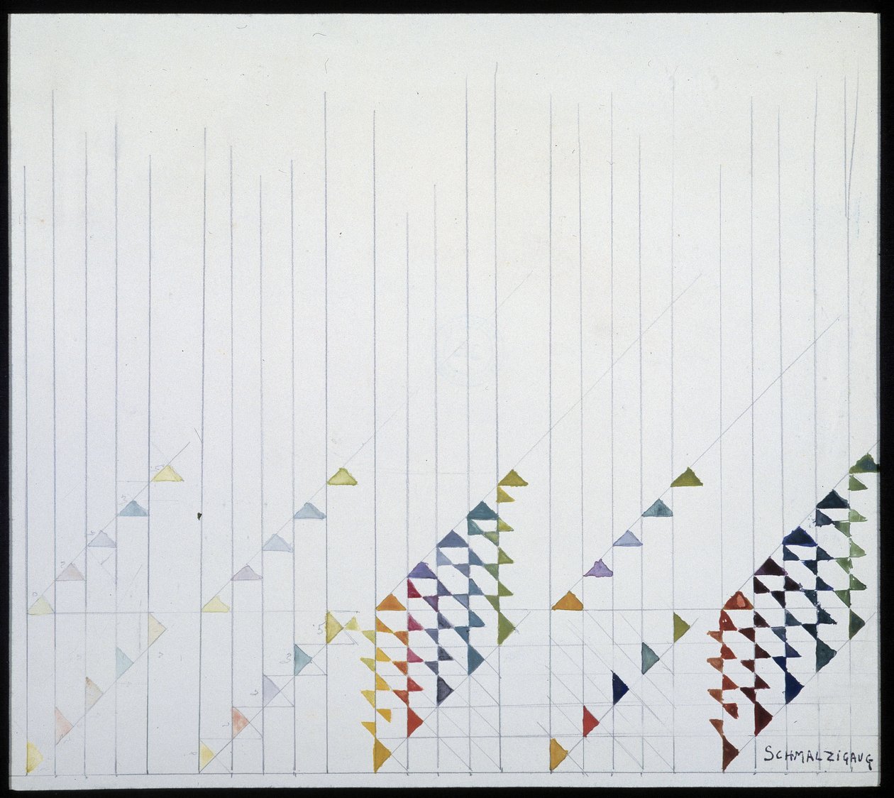 Futuristic Art by Jules Schmalzigang, circa 1914