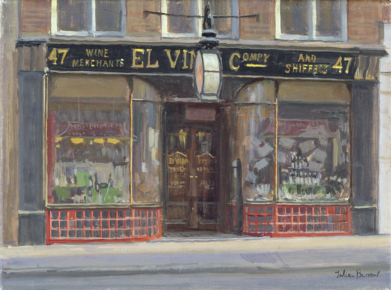 El Vinos, Fleet Street by Julian Barrow: Fine art print