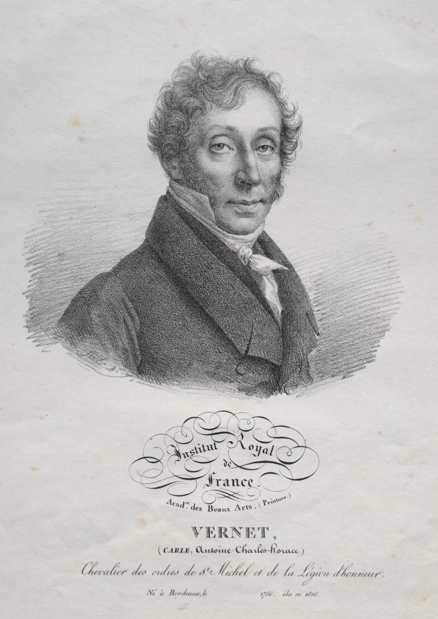 Carl Vernet by Julien Leopold Boilly: Buy fine art prints