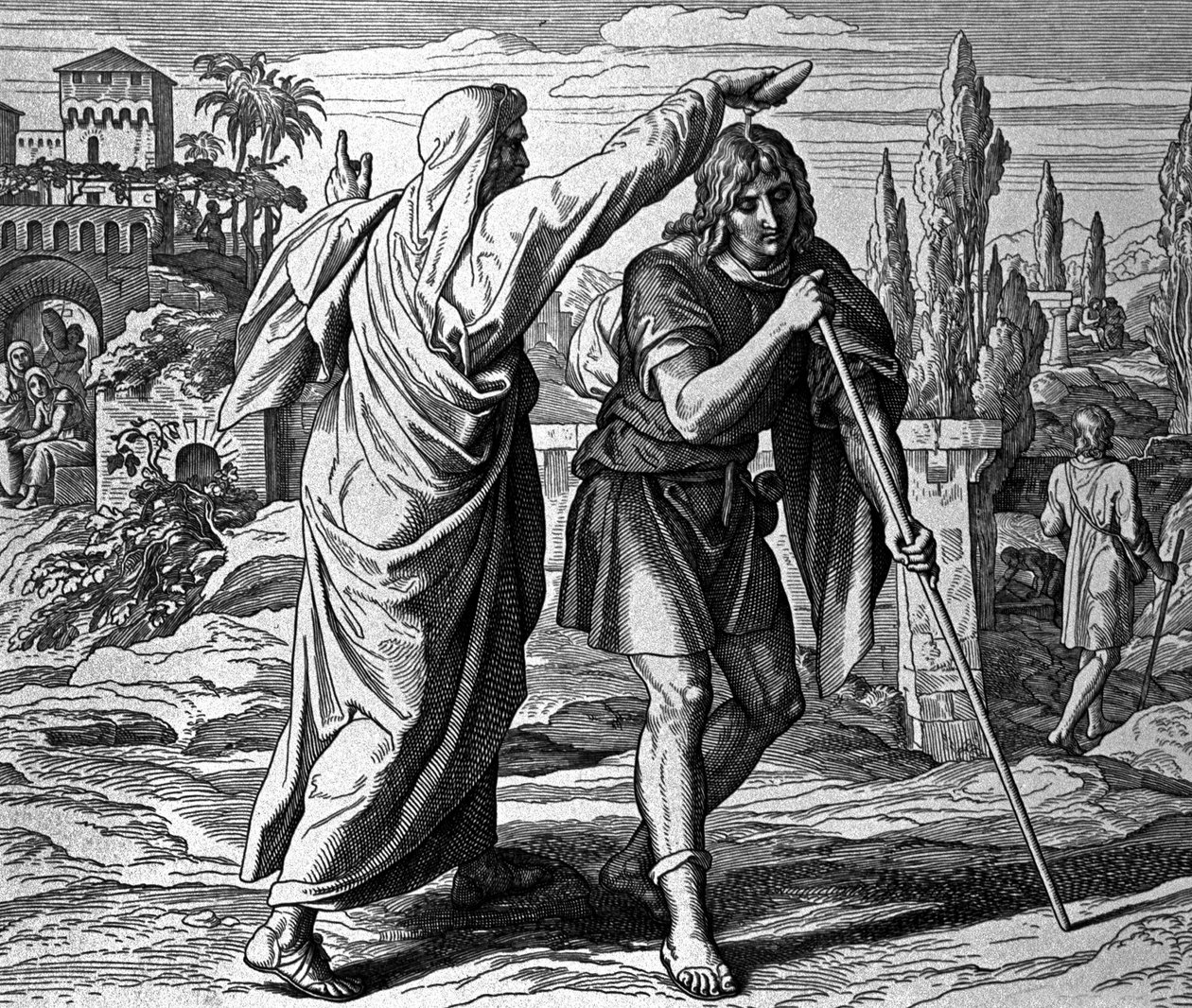 Samuel Anoints Saul as King of Israel