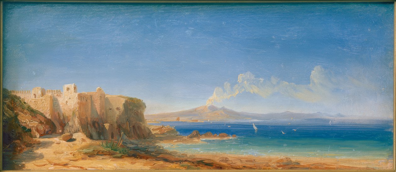 The Gulf of Naples by Carl Blechen: Premium art reproduction