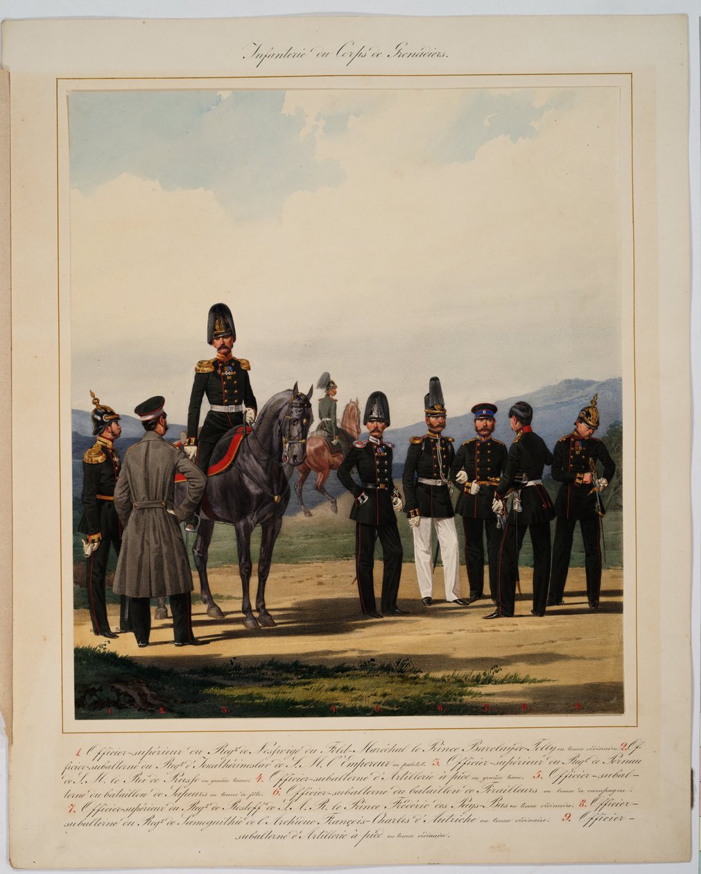 Infantry of the Russian Imperial Grenadier Corps, 1867