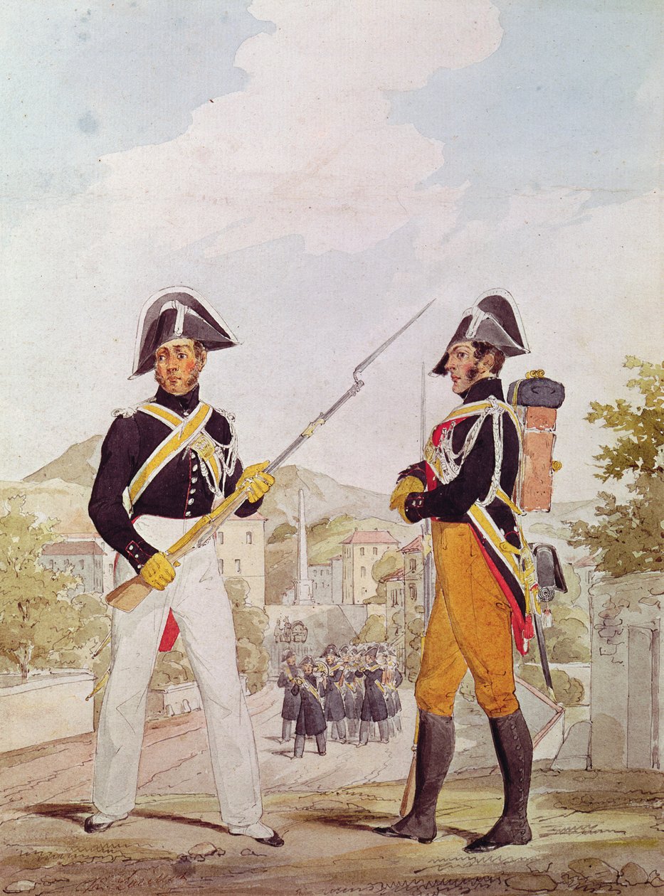 Police Officers of the Garde des Consuls in Uniform