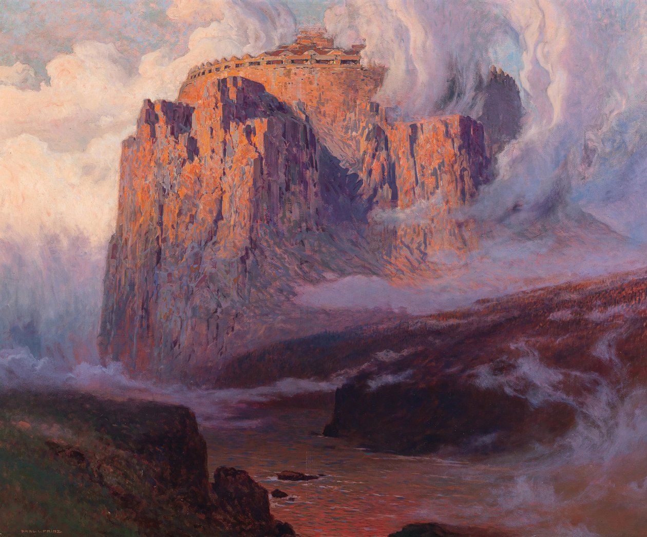 Valhalla by Karl Ludwig Prinz: Premium art reproduction