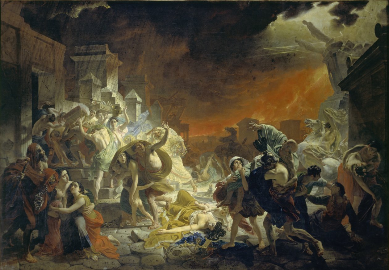 The Last Day of Pompeii by Karl Pavlovich Bryullov