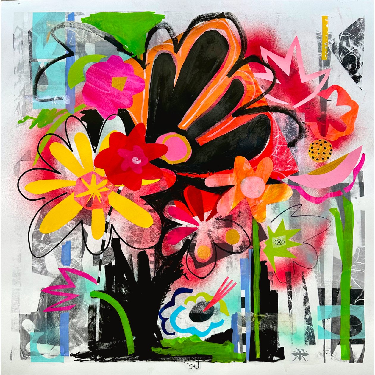 Midnight Garden, 2025 by Kathy Dunaway: Buy fine art print
