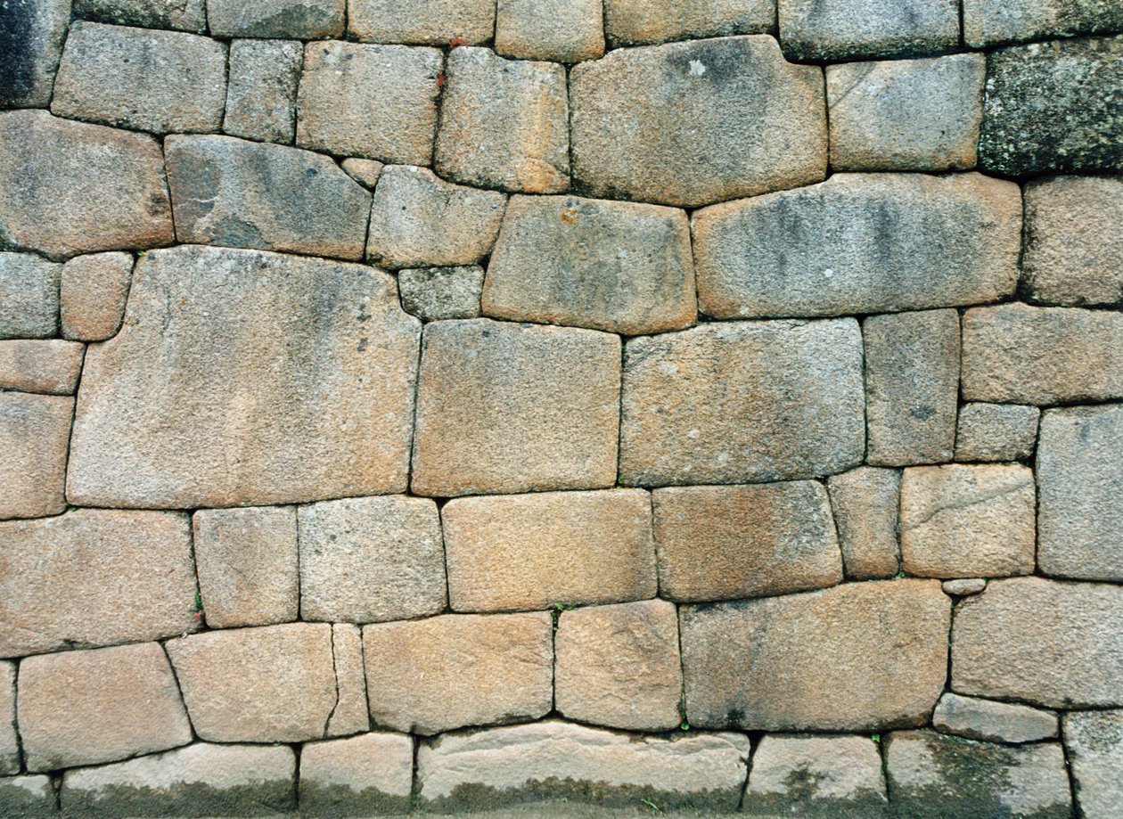 Detail of Stonework from the Inca Settlement