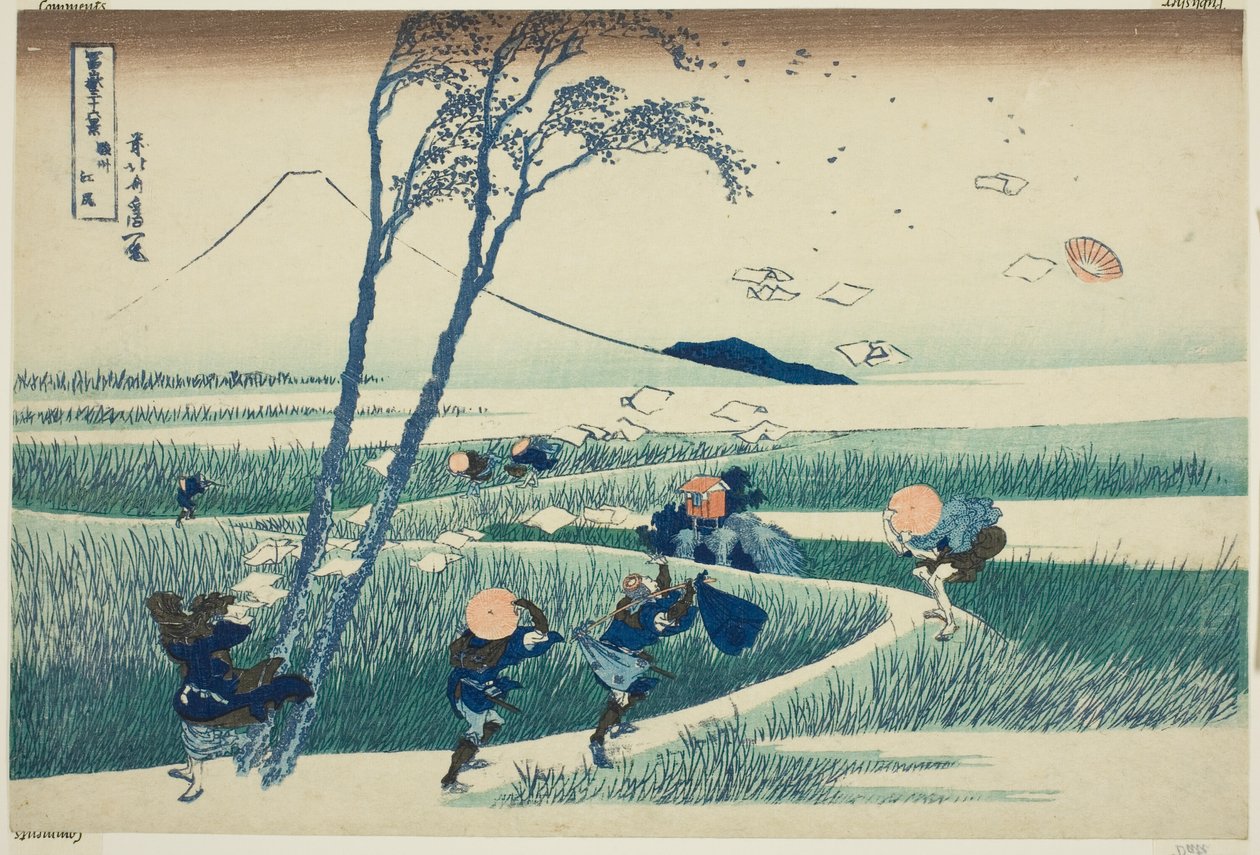 Ejiri in Suruga Province, from the series 'Thirty-six Views of Mount Fuji'