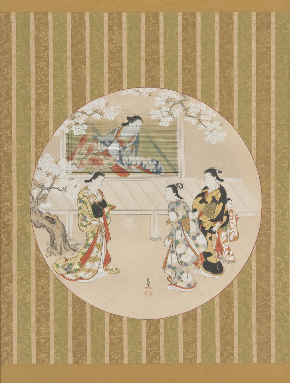 Parody of a Scene from The Tale of Genji