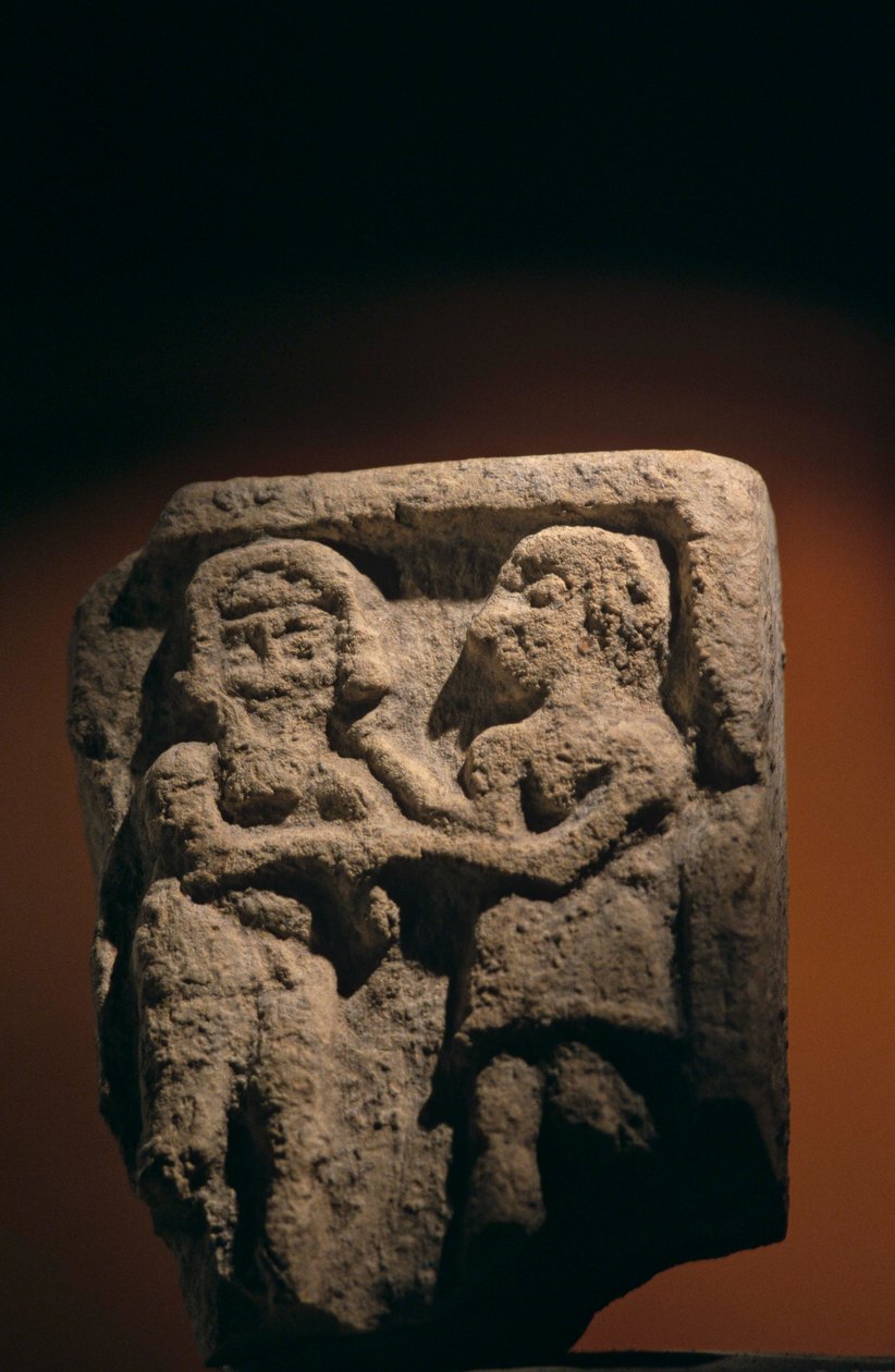 Enkidu and Gilgamesh stone tablet, 2004 (photo)