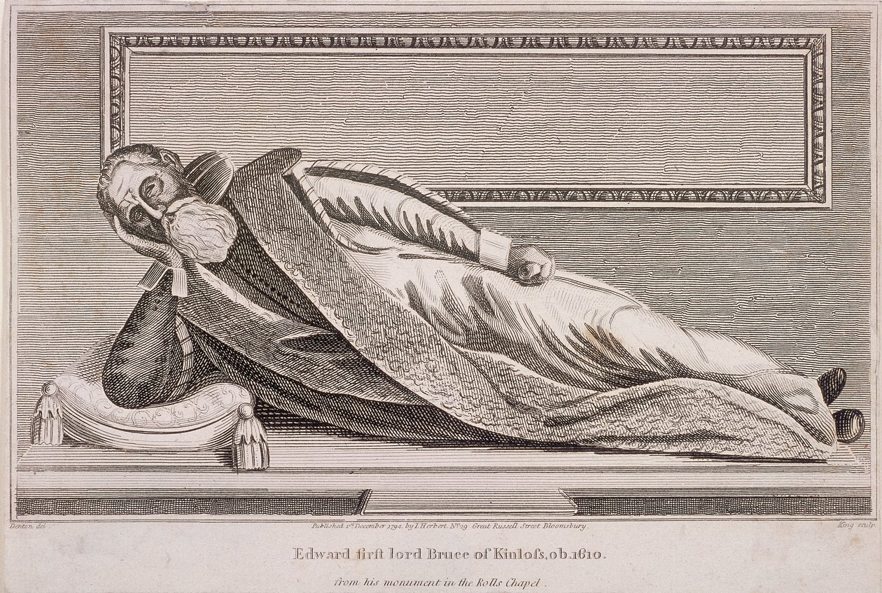 Monument to Sir Edward Bruce in Rolls Chapel, Chancery Lane, London