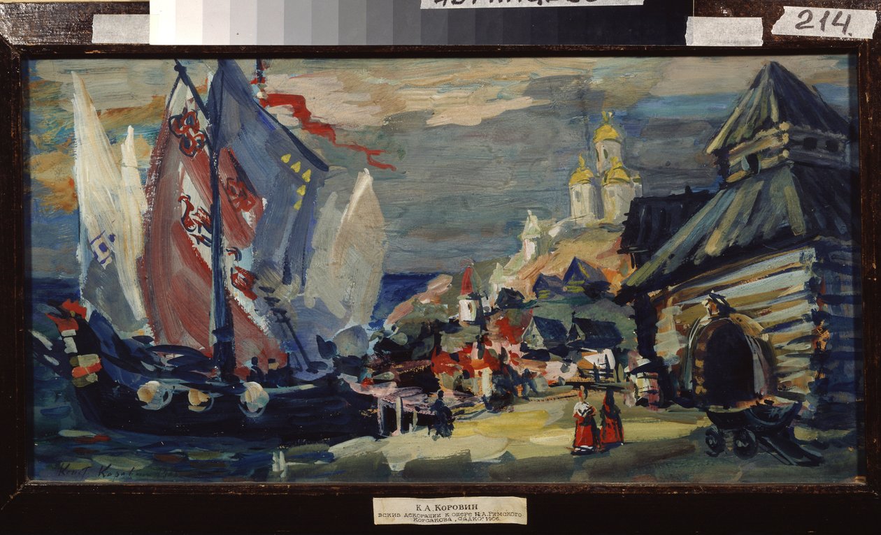 Stage Design for the Opera Sadko by N. Rimsky-Korsakov