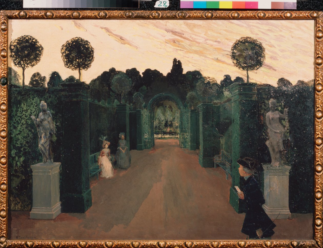 A Love Letter by Konstantin Andreevic Somov