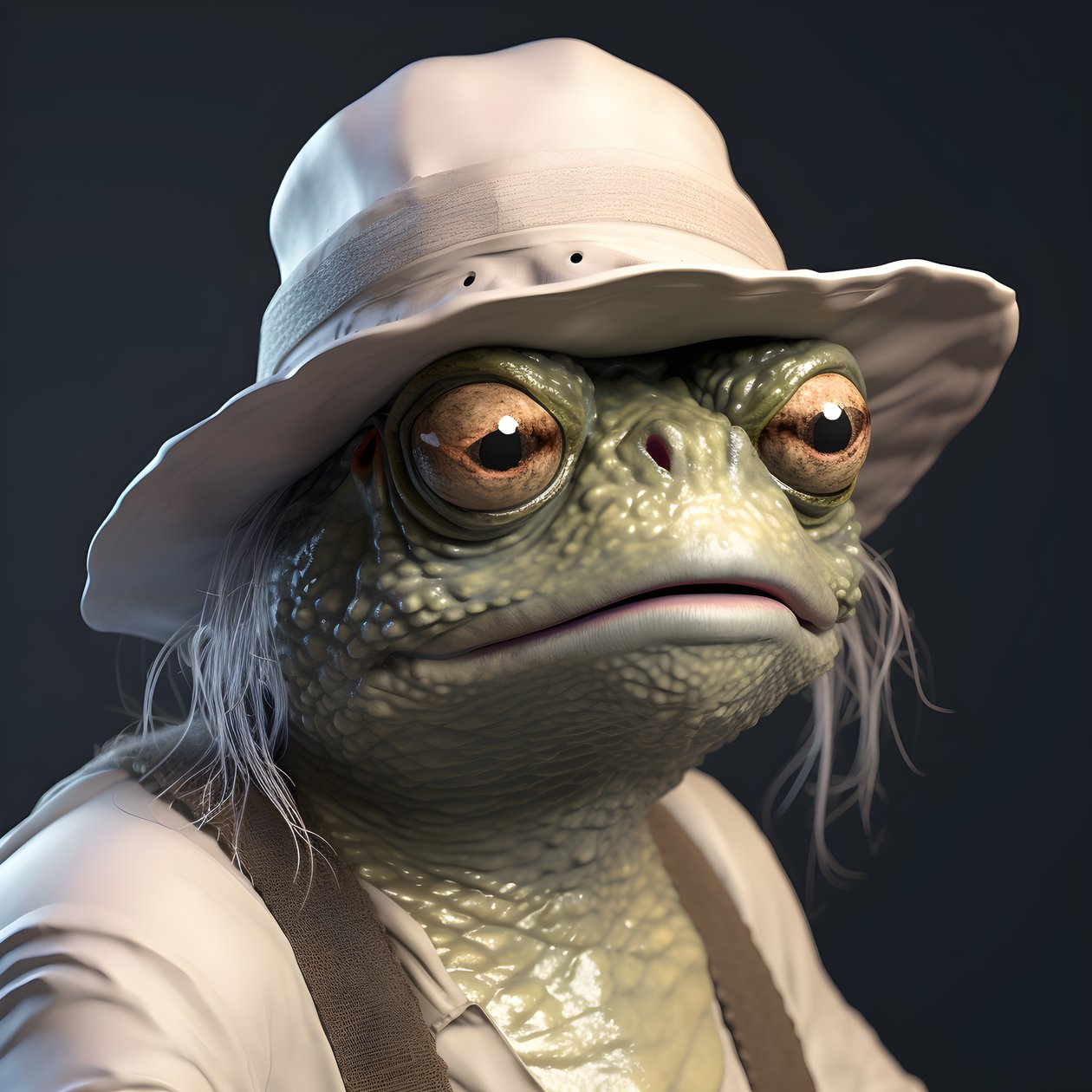 Ugly Old Frog Creature 4 by Kurt Heppke: Fine art print