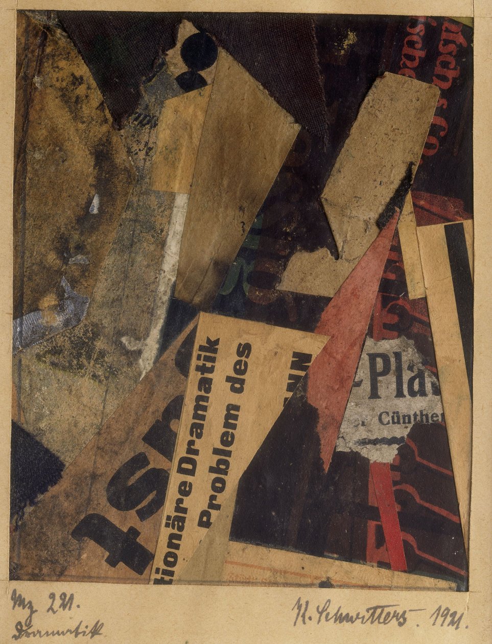 Merz 221 by Kurt Schwitters: High-quality fine art print