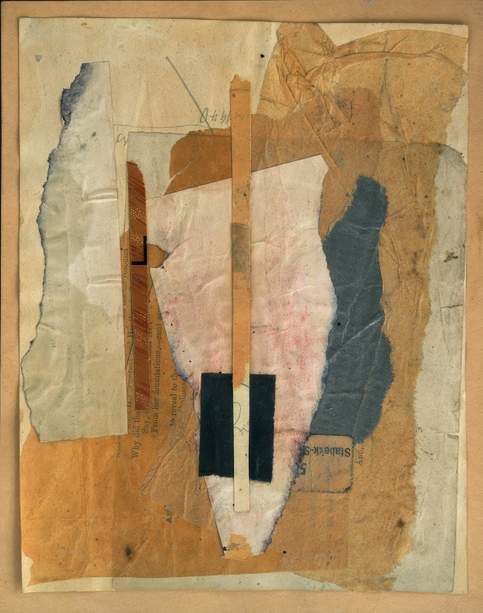 Fantasy Over Rooftops by Kurt Schwitters: Fine art print