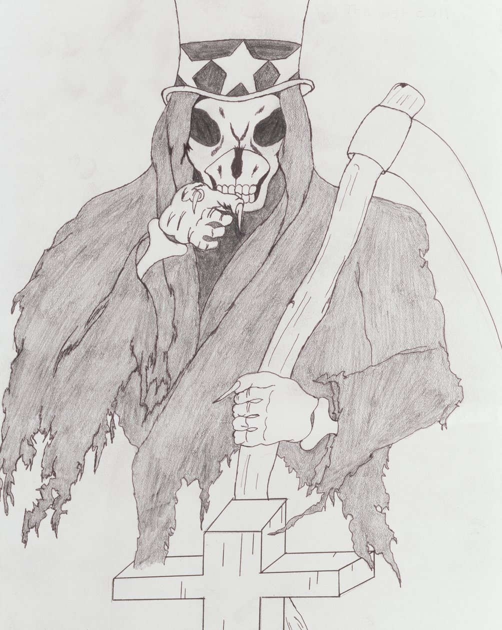 Uncle Sam's Final Call by Kurtis L. Miller: Fine art print