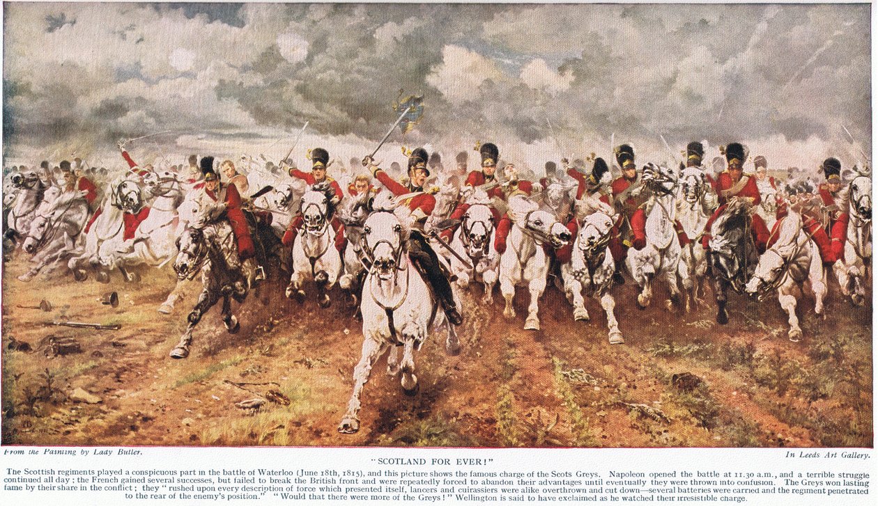 Scotland for Ever, illustration from 'Hutchinson's History of the Nations'