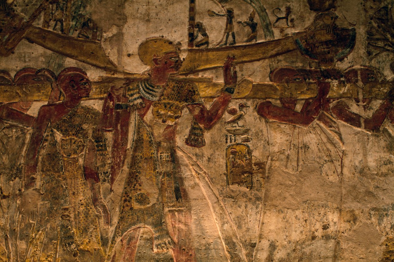 Bas-relief from the Temple of Derr, Lower Nubia, Egypt, Egyptian ...