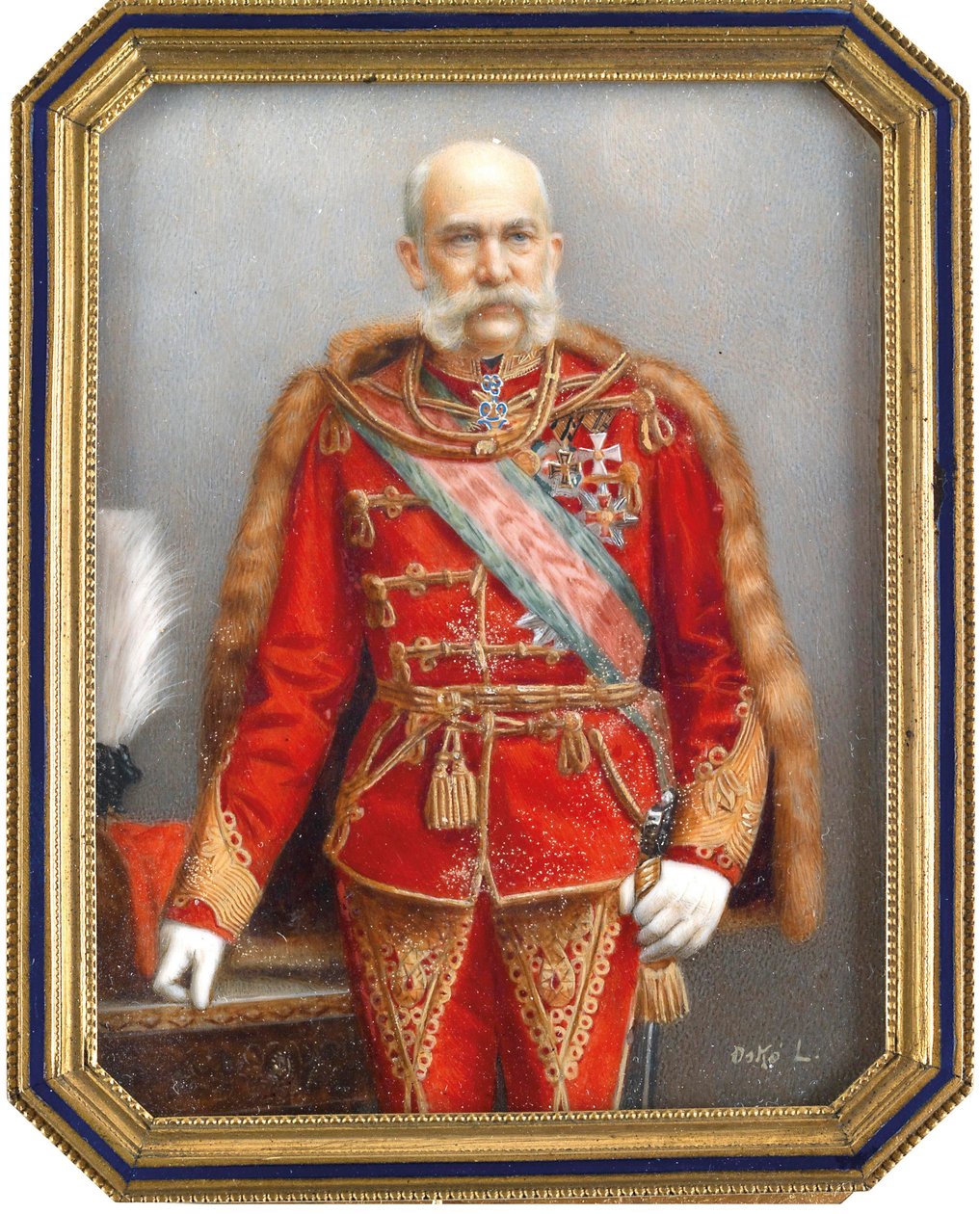 Portrait of Franz Joseph I of Austria in Hungarian Uniform