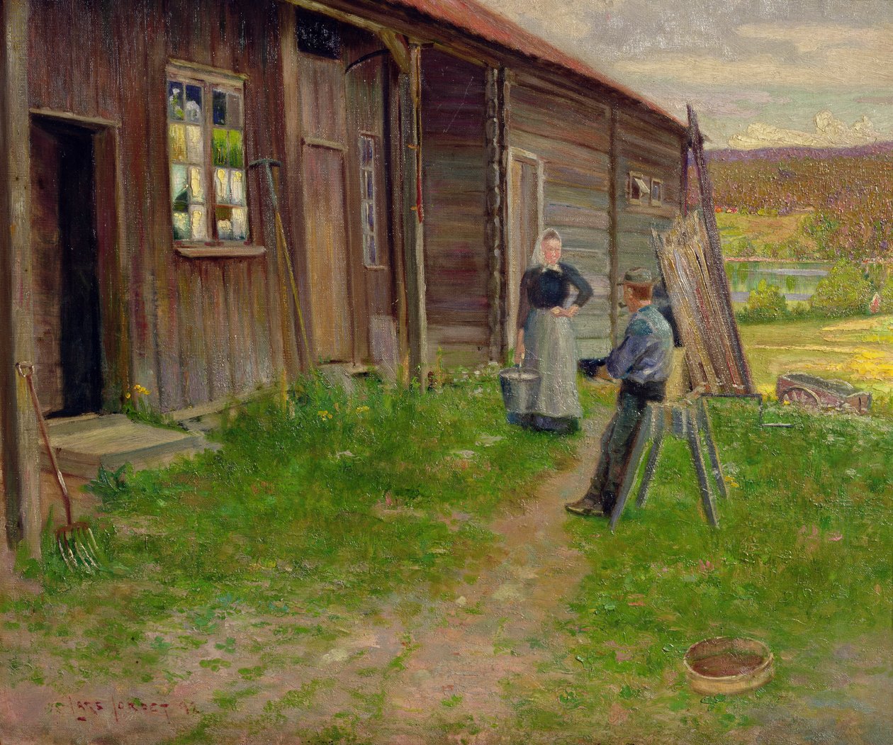 Conversation by Lars Jorde: Highest-quality art reproduction