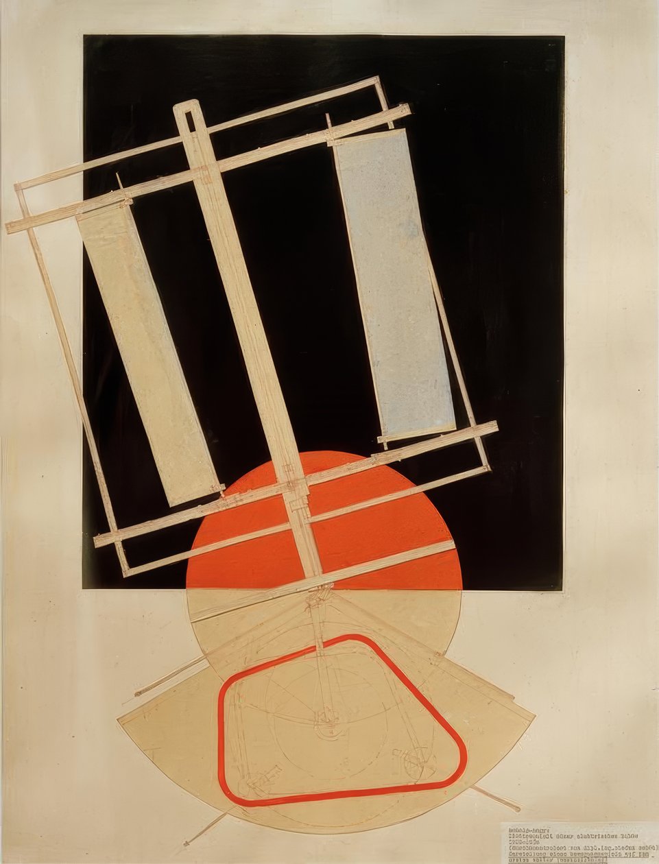 Lighting Prop of an Electric Stage by Laszlo Moholy-Nagy