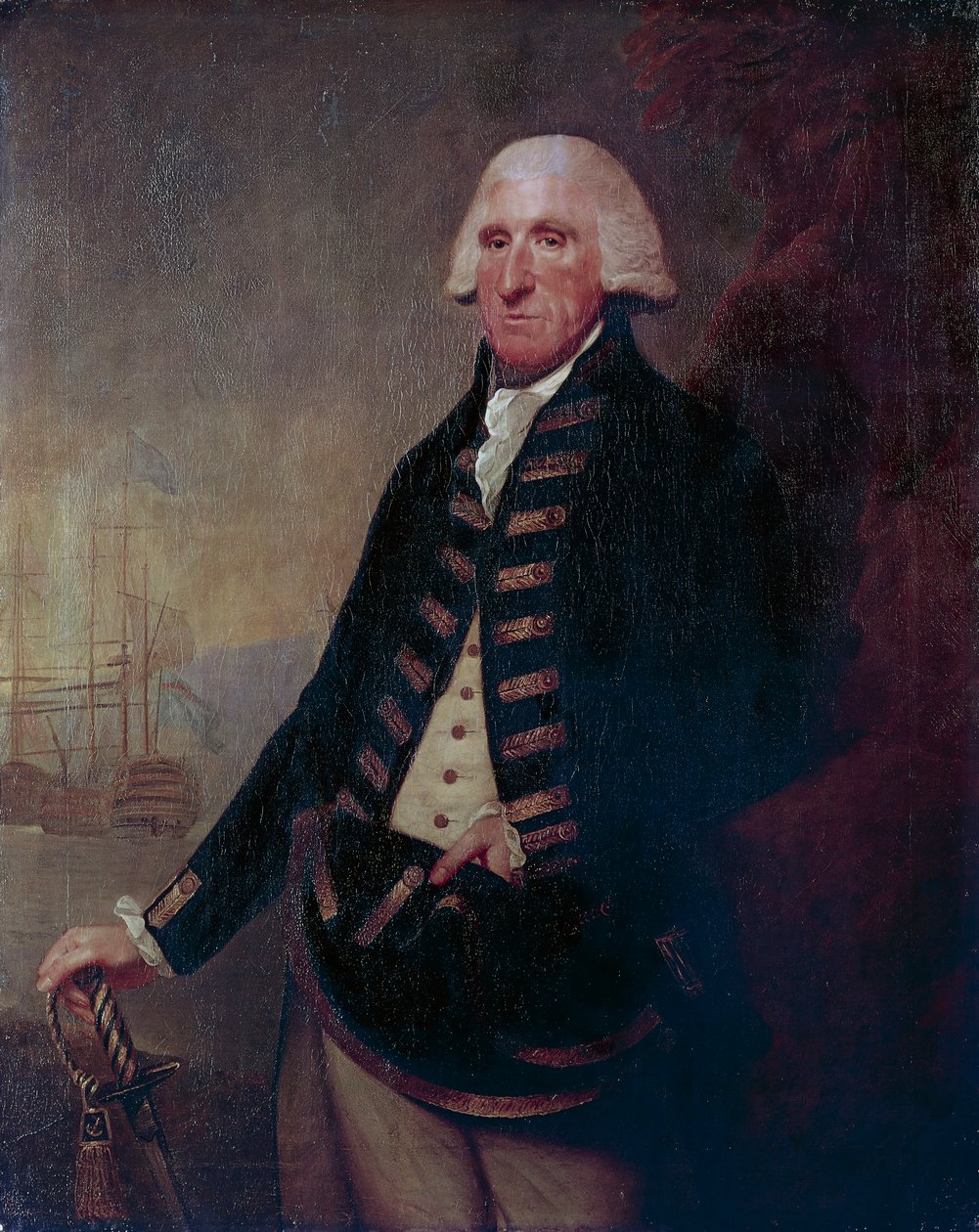 Portrait of Sir Samuel Hood, I Viscount Hood