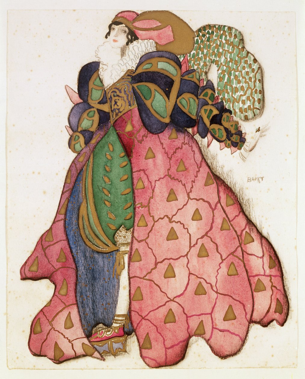 Costume design for the Ballet 'La Legende de Joseph', 1914