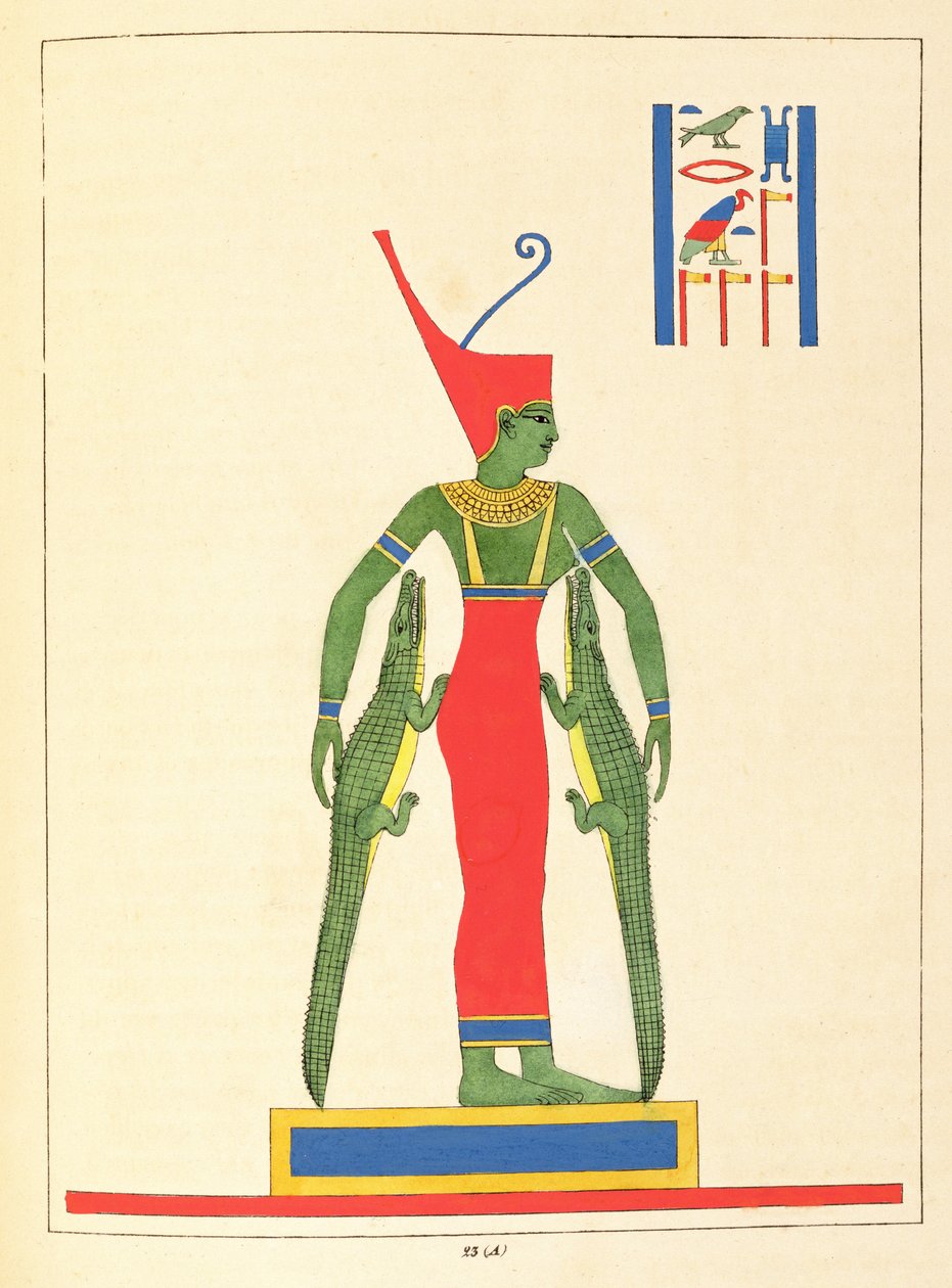 The Goddess Neith, Illustration from Pantheon Egyptien: Collection des ...