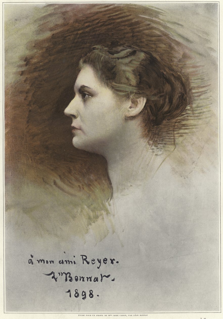 Study for a Profile of Rose Caron