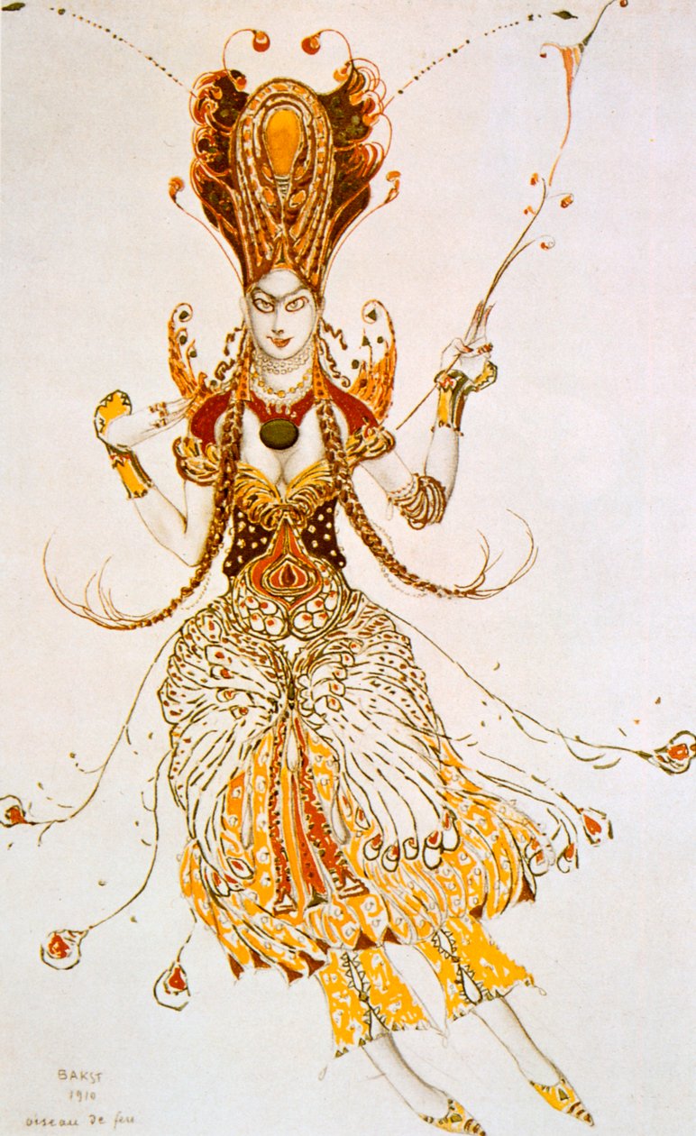 The Firebird, Costume Design for Stravinsky's Ballet The Firebird