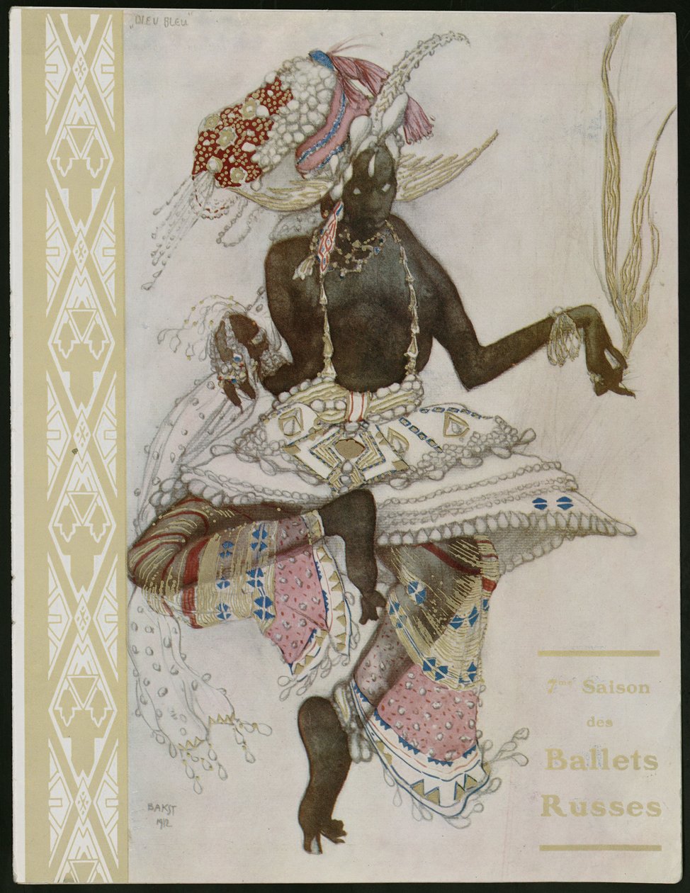 Title Page of Souvenir Program for Ballets Russes