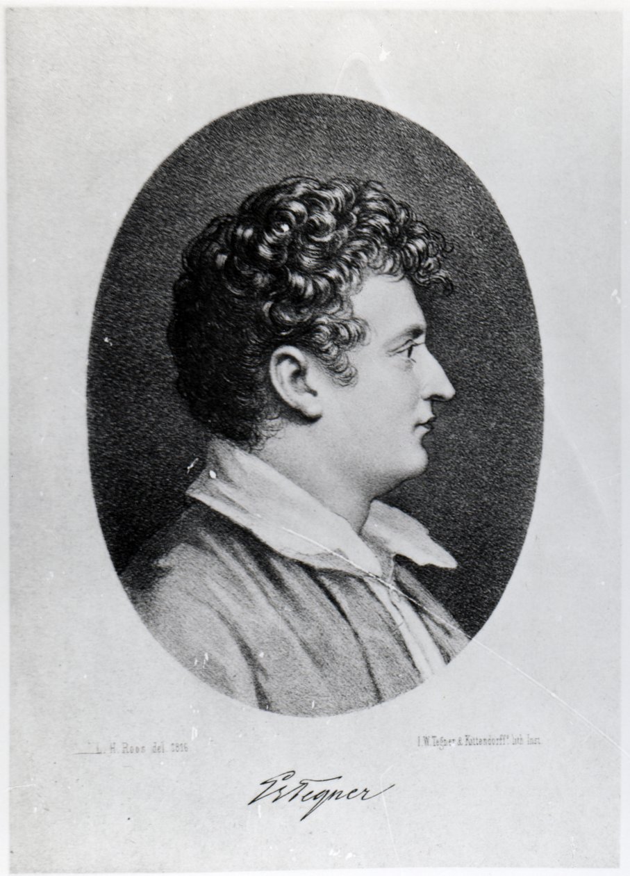 Esaias Tegner, engraved by Isaac Wilhelm Tegner and Johann Adolf ...