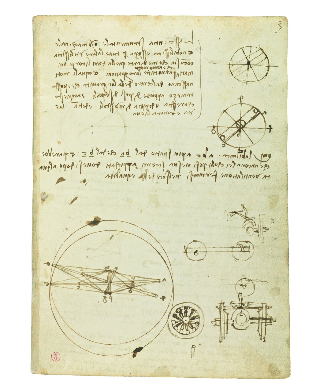Codex on the Flight of Birds, Folio 3 Recto