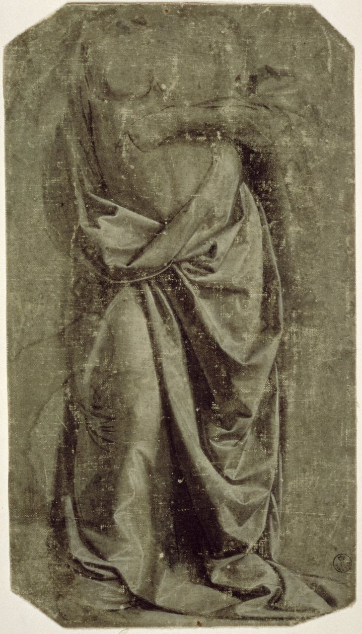 Drapery Study for a Standing Figure Seen from the Front