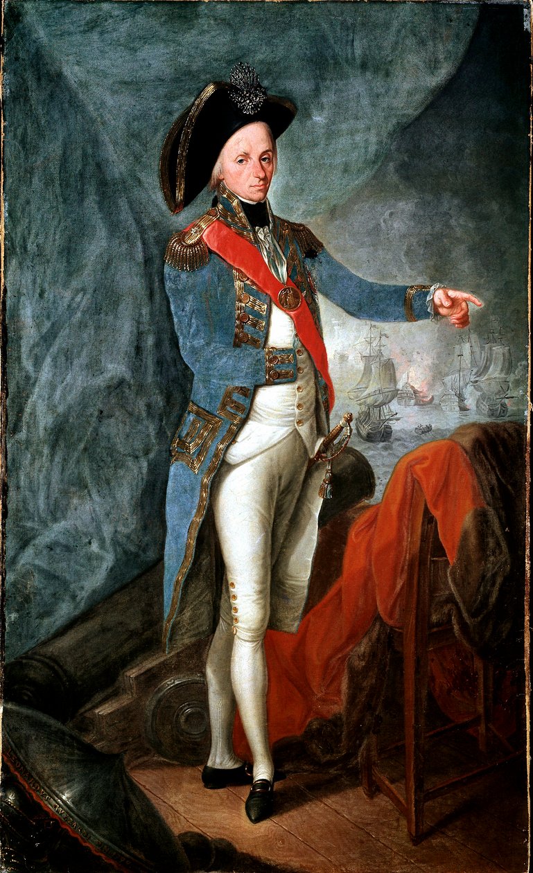 Portrait of Horatio Nelson by Leonardo Guzzardi