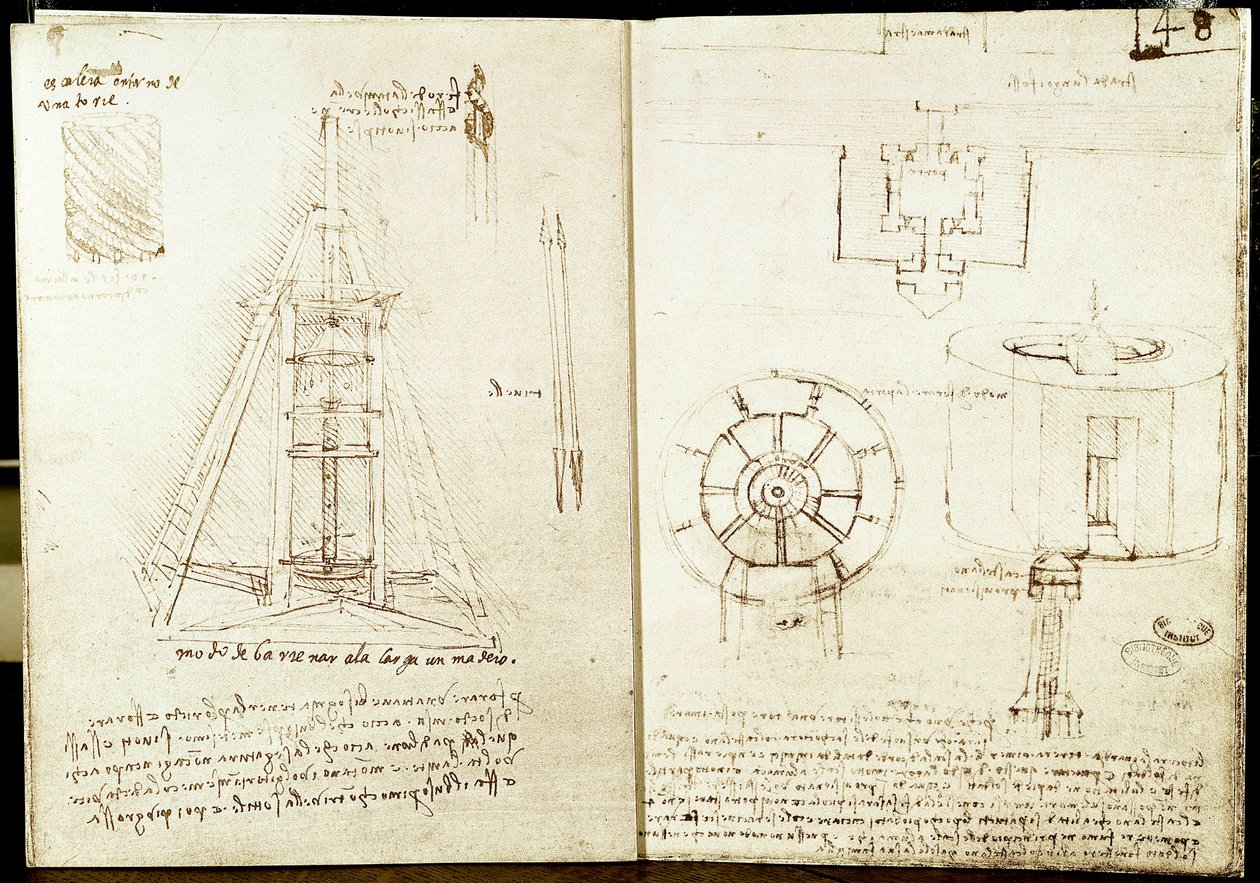 Leonardo Da Vinci Drawings Of Buildings Leonardo Da Vinci