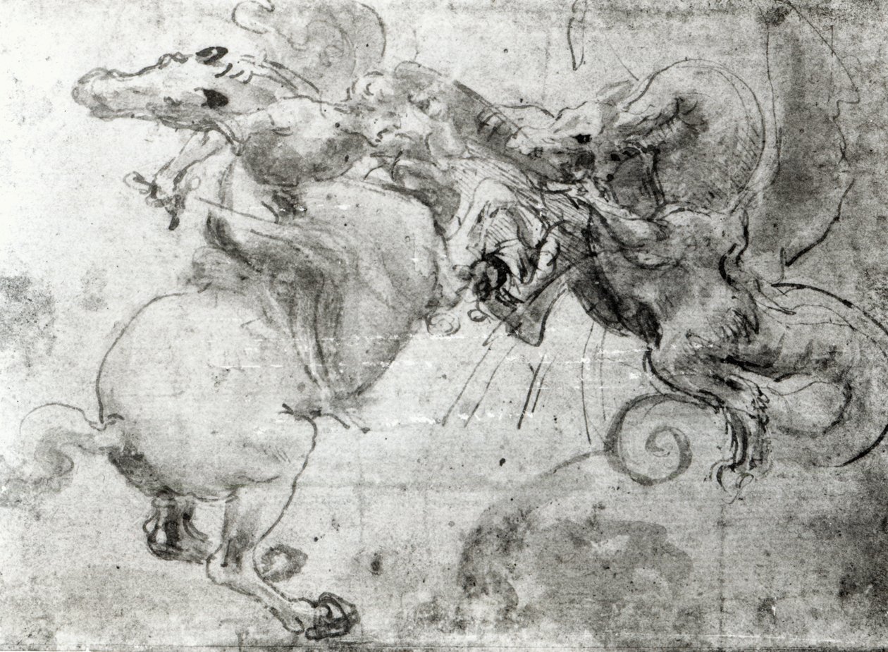 Battle Between a Rider and a Dragon (c.1482)