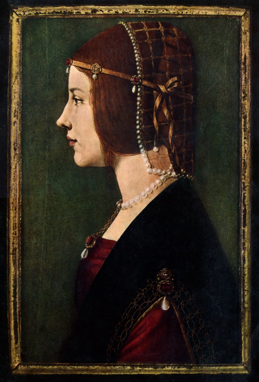 Beatrice d'Este by Leonardo da Vinci: Buy fine art print
