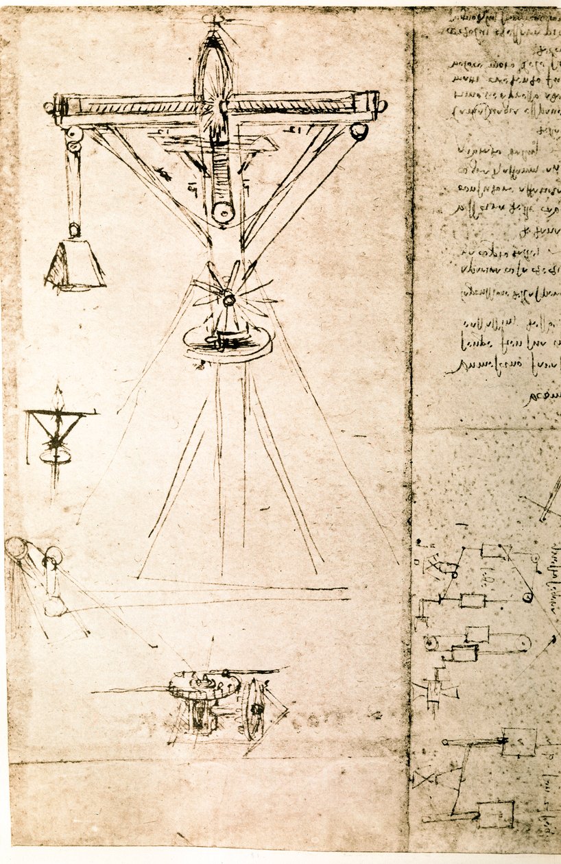 Extract from a Da Vinci Manuscript: Crane