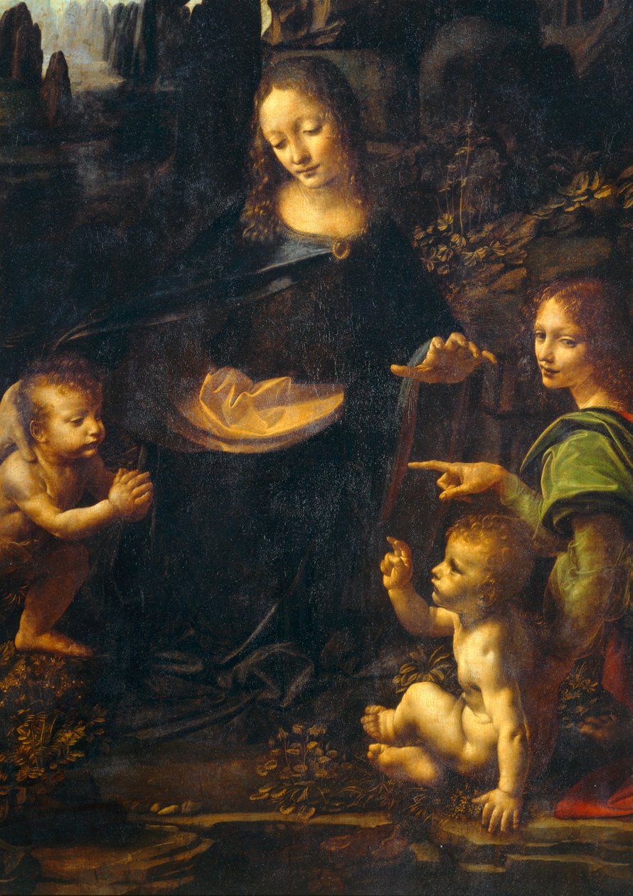 The Madonna of the Rocks by Leonardo da Vinci