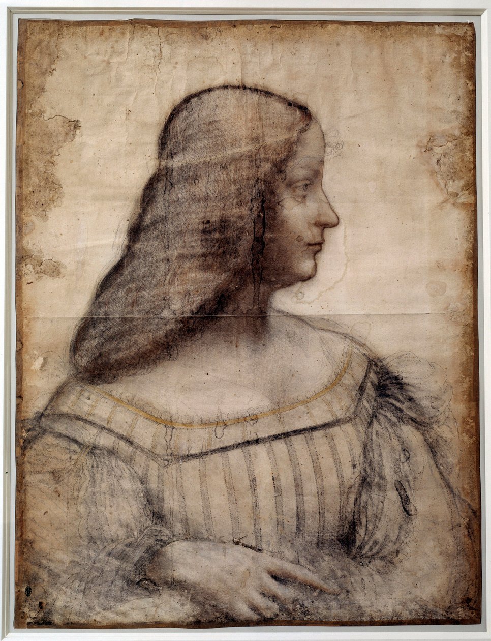 Portrait of Isabella d'Este by Leonardo da Vinci