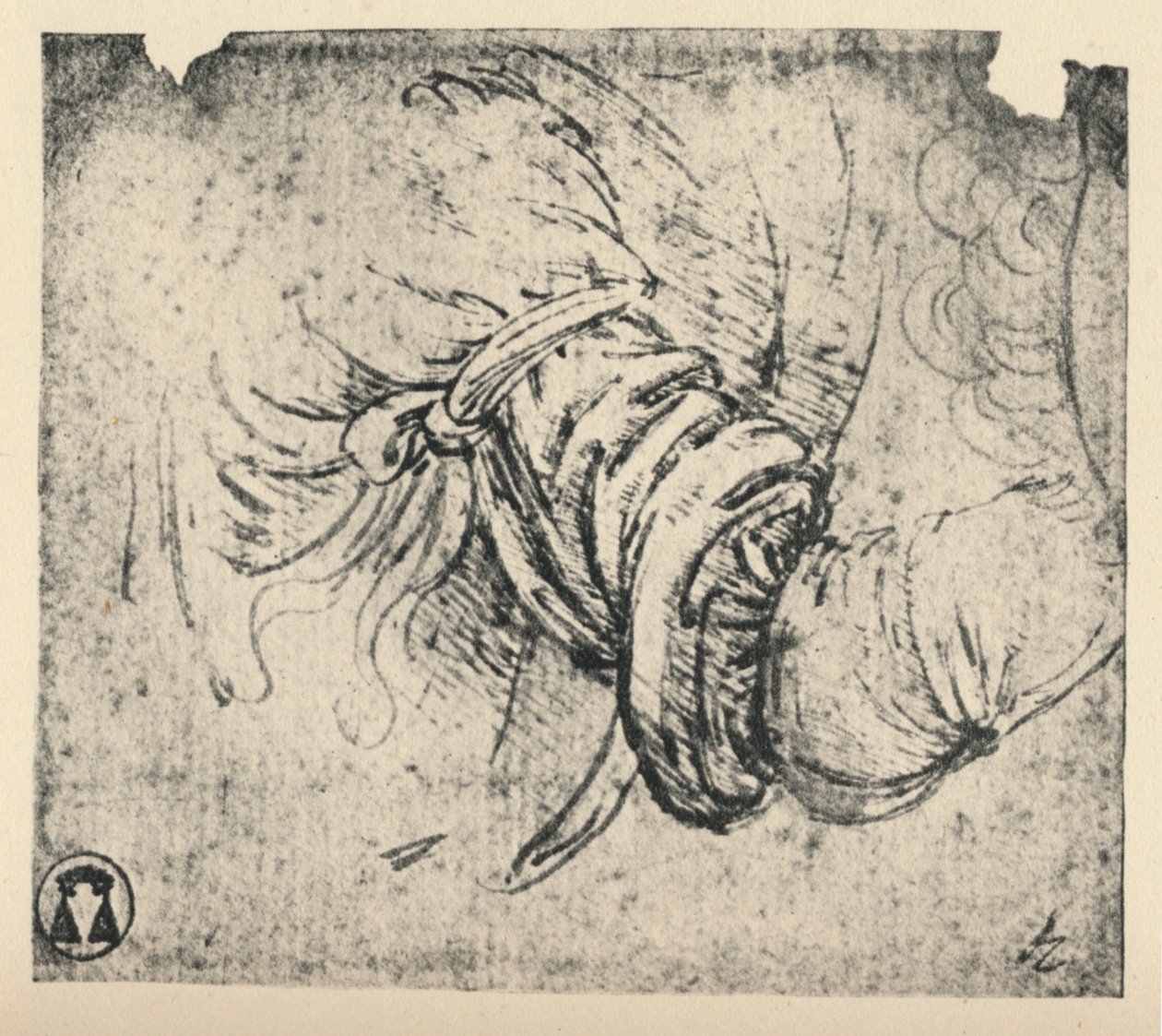 Sleeve Study for The Annunciation, 1470-1473, 1945