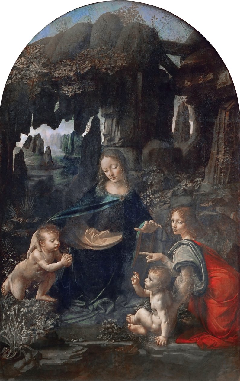 Virgin of the Rocks by Leonardo da Vinci: Fine art print