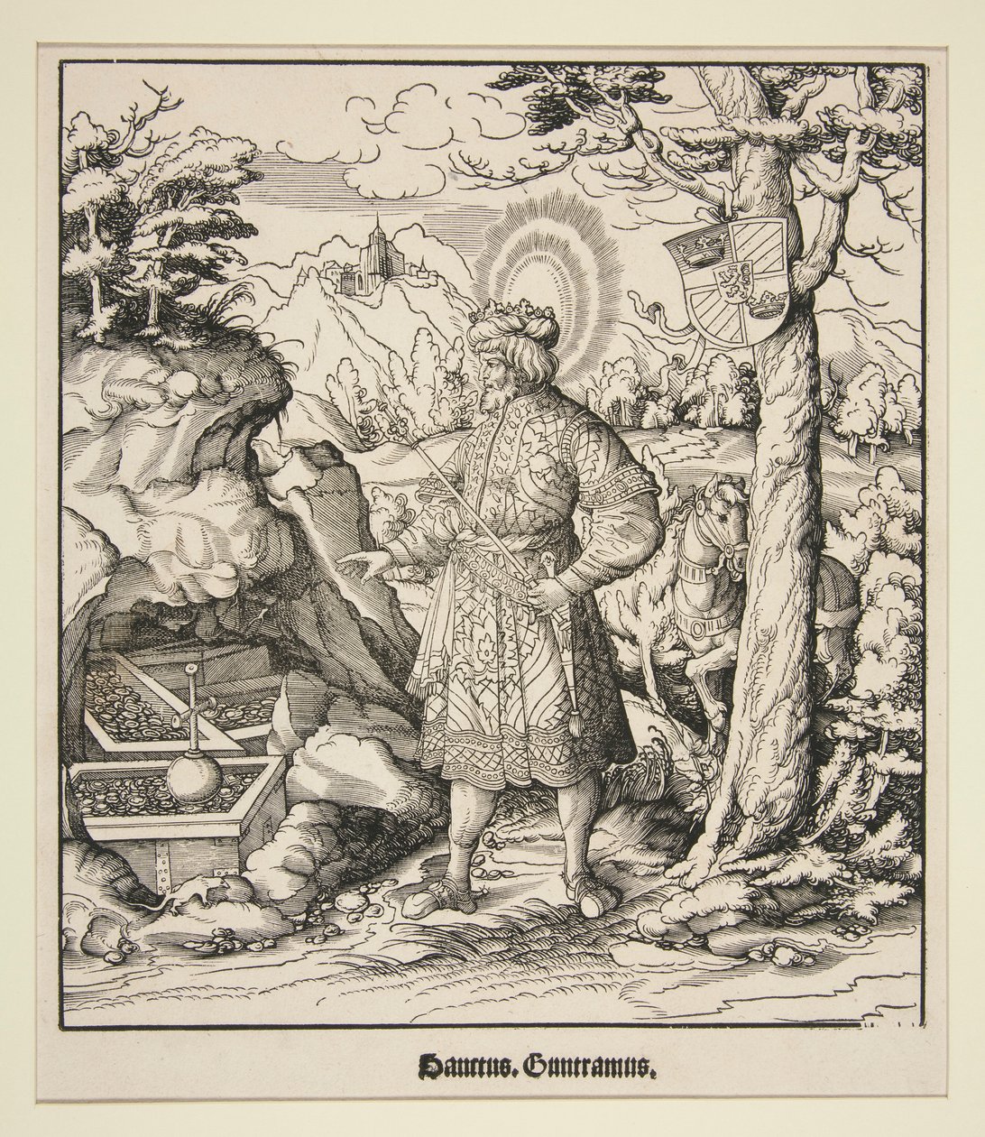 Saint Guntramus by Leonhard Beck: Buy fine art print
