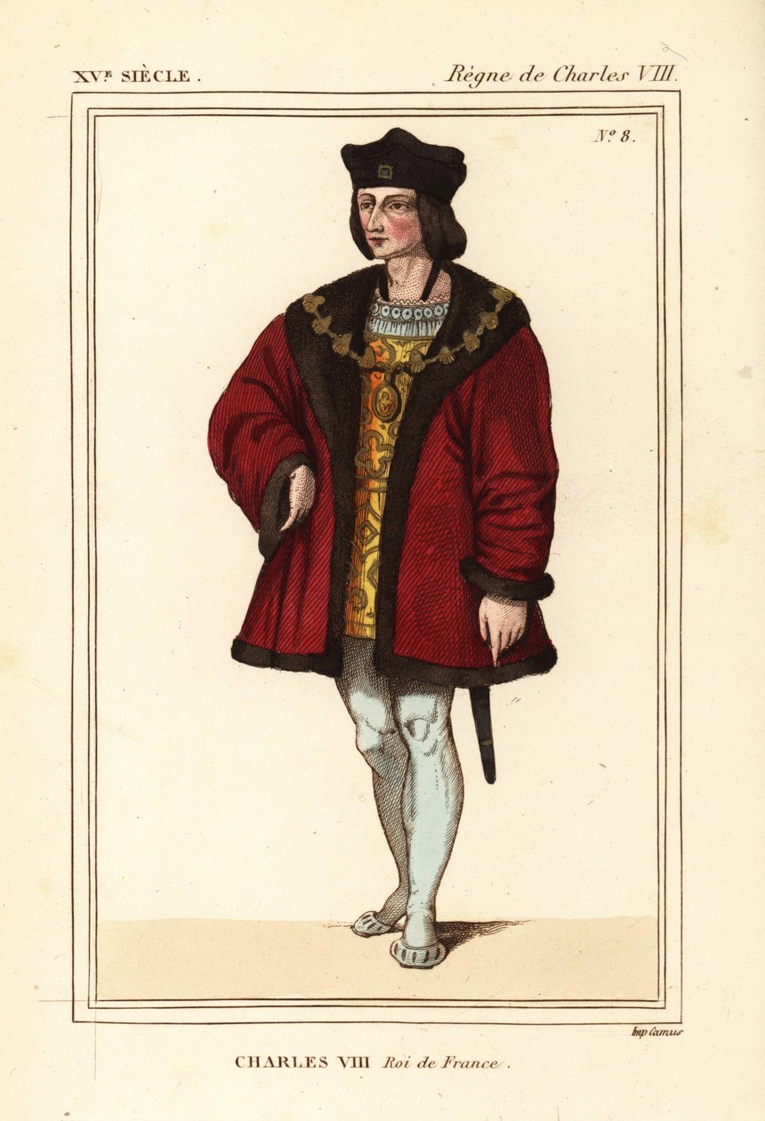 King Charles VIII of France, the Affable by Leopold Massard