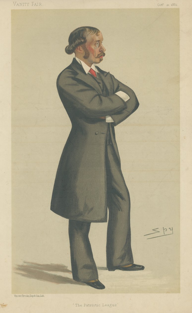Mr Ellis Ashmead-Barlett by Leslie Matthew Ward