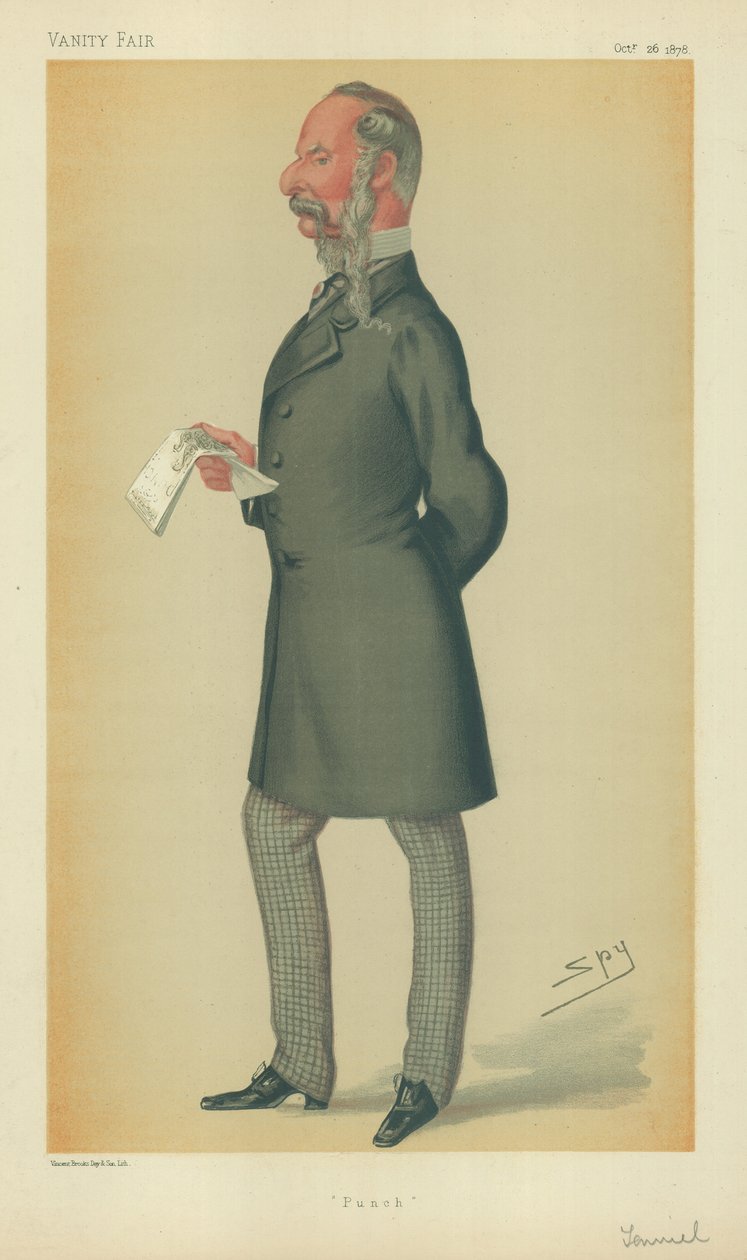 Mr John Tenniel, Punch, 26 October 1878, Vanity Fair cartoon