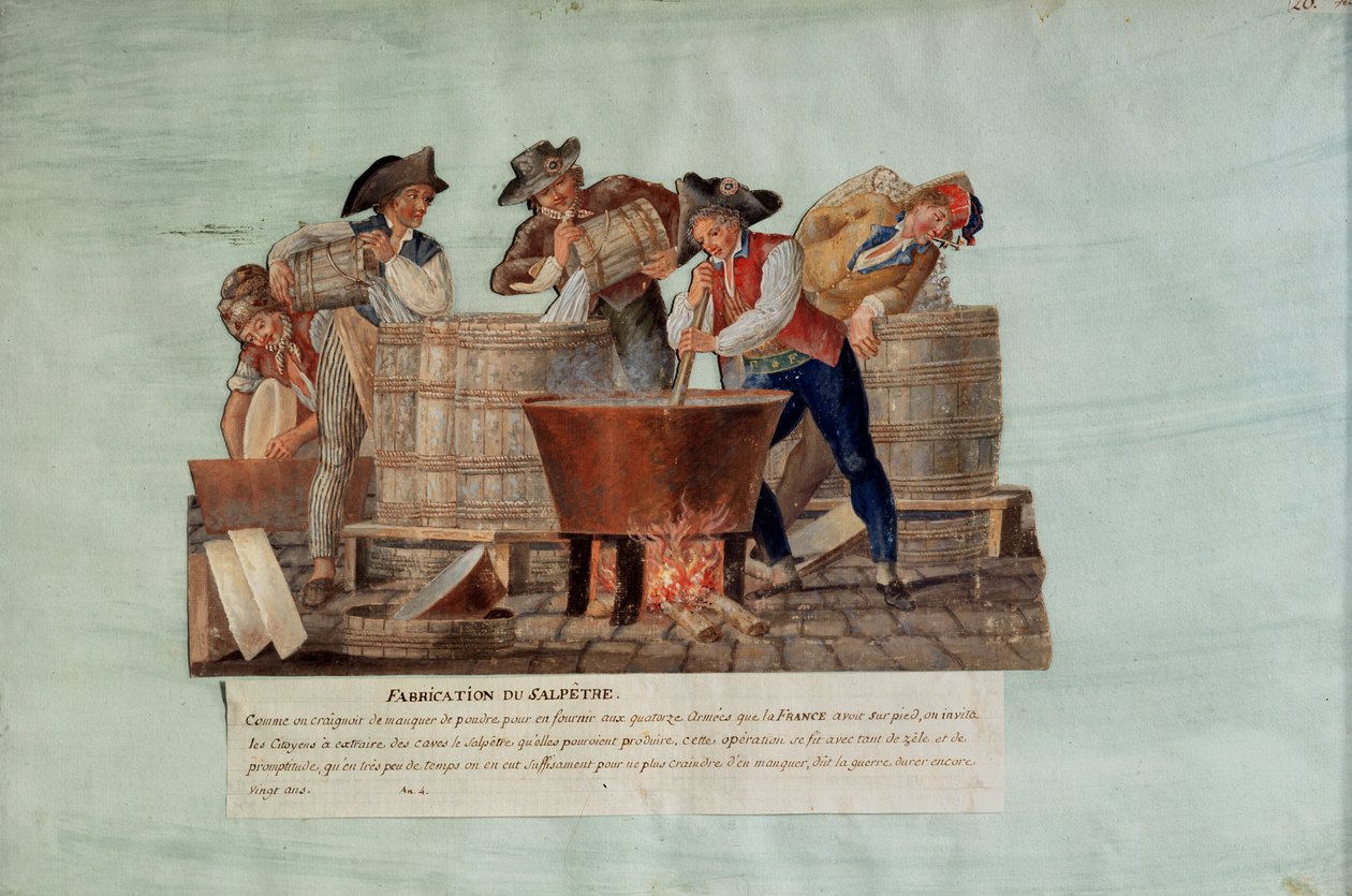 Making Saltpetre by Lesueur Brothers: Buy fine art print